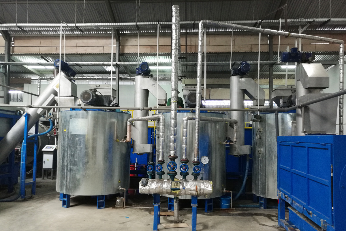 Continuous Hot Washer System - Plastic Recycling Machines