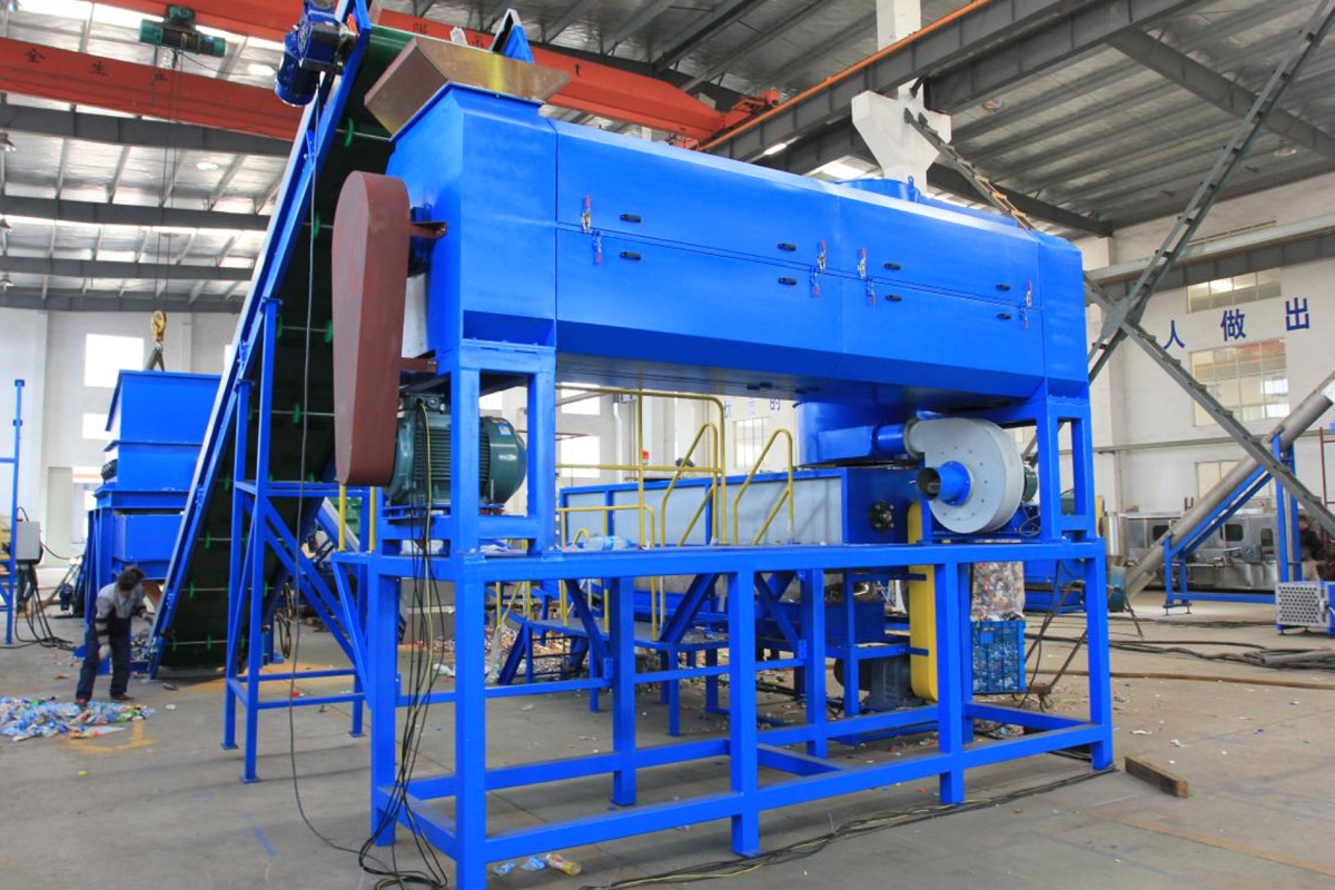 Plastic Bottle Label Remover - Plastic Recycling Machines