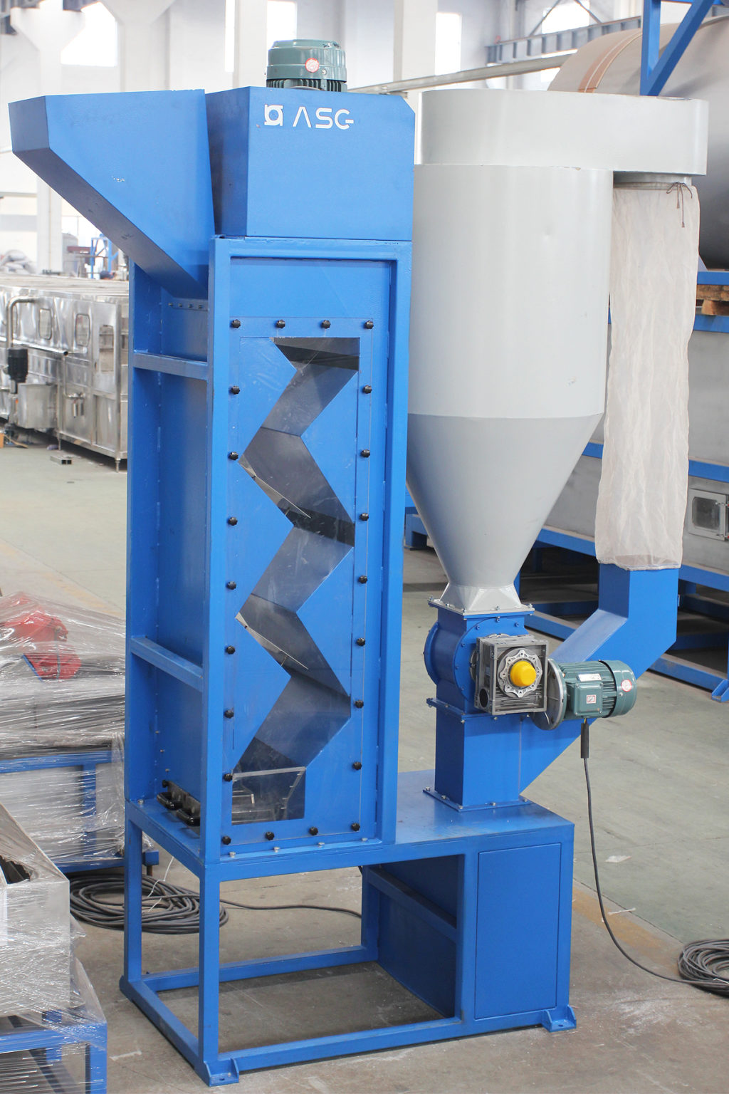 Zig-Zag Air Classifier - Plastic Recycling Machines