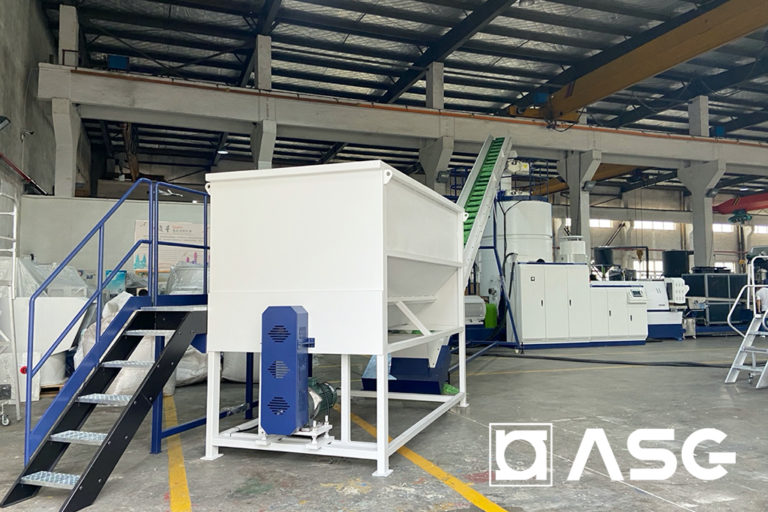 Single Screw Pelletizer For PET Plastic Flakes - Plastic Recycling Machines