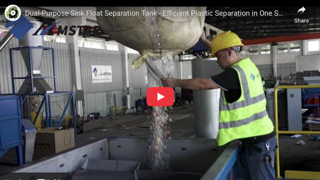 Dual-Purpose Sink Float Separation Tank - Efficient Plastic Separation ...