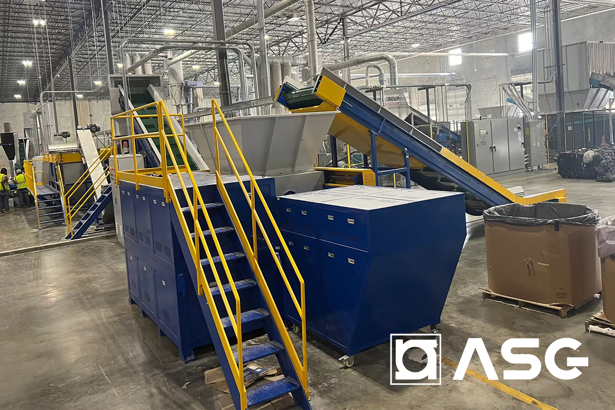 PP PE Plastic Film Shredding, Washing, and Squeezing Recycling Line ...