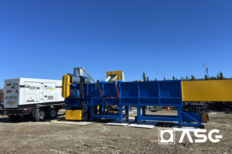 Mobile Pipe Shredder - Plastic Recycling Machines